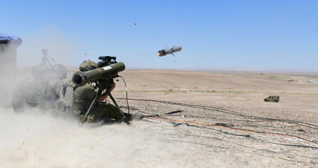 Spike LR II Israeli Anti-Tank Guided Missile (ATGM) - Defensive Lines