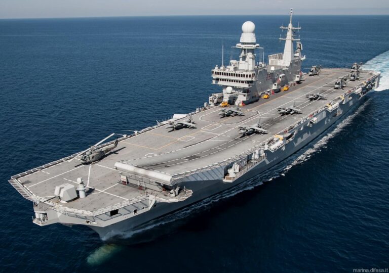 Cavour Aircraft Carrier (CVH 550) – Italy’s Flagship of the Navy ...